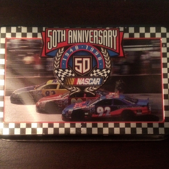 Nascar | Games | Nascar 5th Anniversary Tin Box With 2 Decks Of Cards ...
